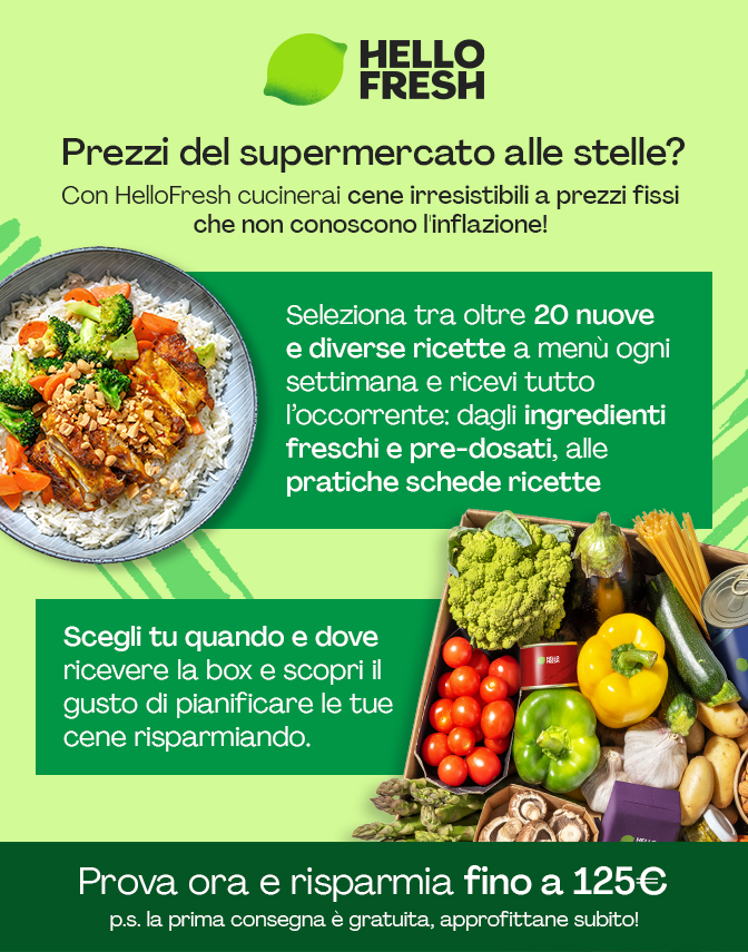 HOEPLi.it presenta HelloFresh: cene irresistibili a prezzi che non ...